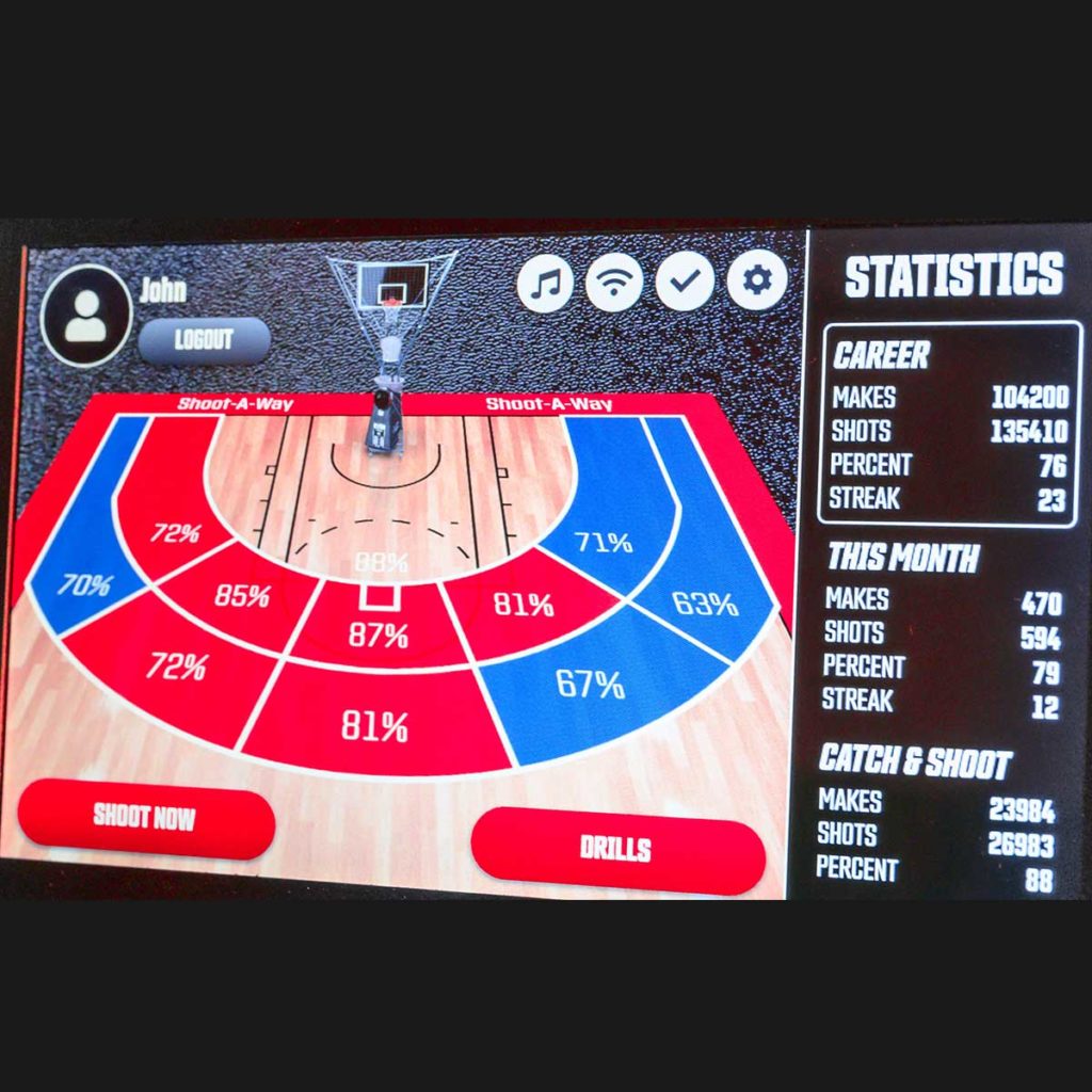 The Gun 12k Basketball Shooting Machine | The Gun by Shoot-A-Way